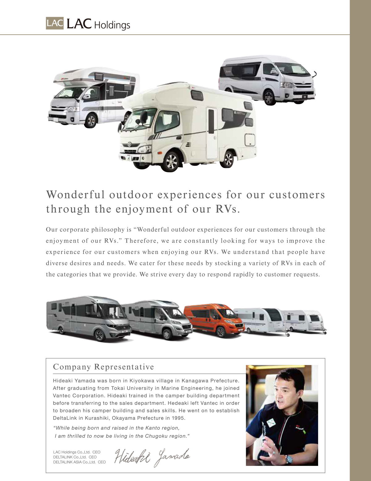 Welcome LAC Holdings